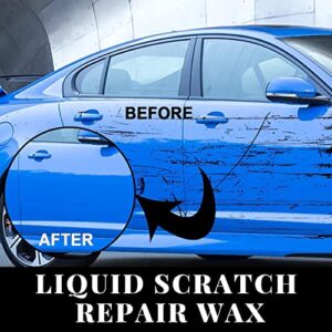 Automotive Scratch Repair Waxes, Car Paint Scratch Repair Agent, Care Grinding Polishing Restorer Liquid with Sponge Polish Paint Restorer, Easily Repair Paint Scratches Minor Scrapes Quickly Remover