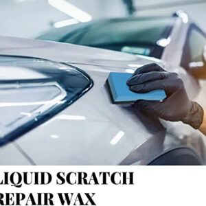 Automotive Scratch Repair Waxes, Car Paint Scratch Repair Agent, Care Grinding Polishing Restorer Liquid with Sponge Polish Paint Restorer, Easily Repair Paint Scratches Minor Scrapes Quickly Remover