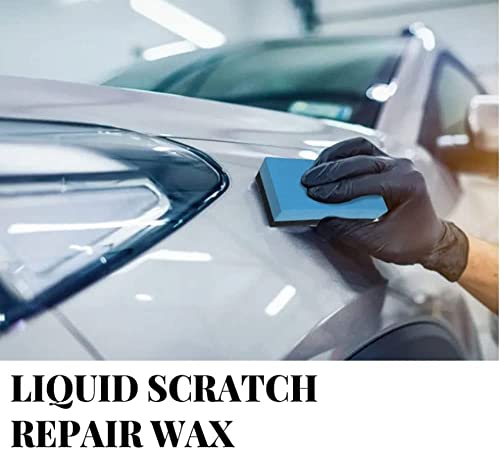 Automotive Scratch Repair Waxes, Car Paint Scratch Repair Agent, Care Grinding Polishing Restorer Liquid with Sponge Polish Paint Restorer, Easily Repair Paint Scratches Minor Scrapes Quickly Remover