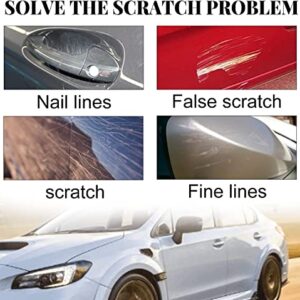 Automotive Scratch Repair Waxes, Car Paint Scratch Repair Agent, Care Grinding Polishing Restorer Liquid with Sponge Polish Paint Restorer, Easily Repair Paint Scratches Minor Scrapes Quickly Remover