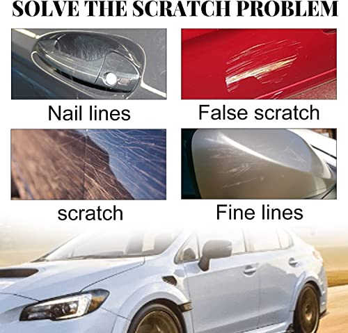 Automotive Scratch Repair Waxes, Car Paint Scratch Repair Agent, Care Grinding Polishing Restorer Liquid with Sponge Polish Paint Restorer, Easily Repair Paint Scratches Minor Scrapes Quickly Remover