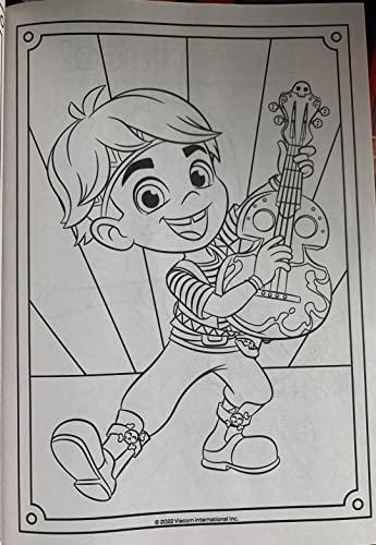 Santiago of The Seas Coloring and Activity Book with Bonus Stand-Up Character on Back - 80 Pages