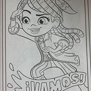 Santiago of The Seas Coloring and Activity Book with Bonus Stand-Up Character on Back - 80 Pages