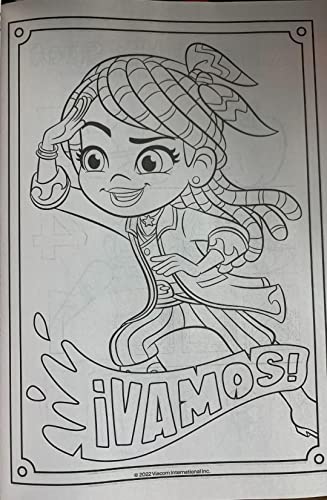 Santiago of The Seas Coloring and Activity Book with Bonus Stand-Up Character on Back - 80 Pages