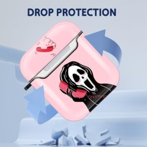 Ulirath Case for AirPod 2/1 Skull Funny Unique Design Unique Scary Cute for AirPods Air Pods 1st/2nd Design Skeleton Cover Cases Skin for Boys Girls Kids