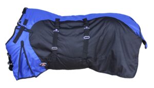 challenger 74" 1200d turnout waterproof fleece lined medium winter blanket sheet 385lg