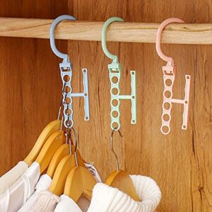 AIXITONG 3Pcs Multifunctional Drying Rack 360-degree Rotating Drying Rack Hook Hanger with Connecting Hook for Drying and Storage