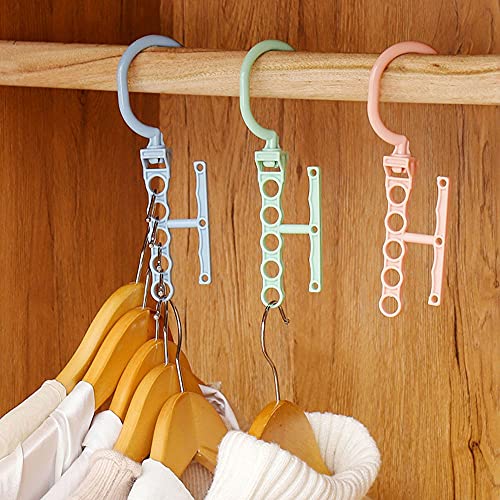 AIXITONG 3Pcs Multifunctional Drying Rack 360-degree Rotating Drying Rack Hook Hanger with Connecting Hook for Drying and Storage