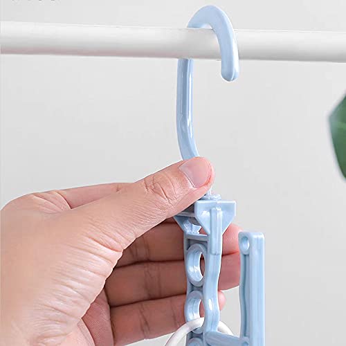 AIXITONG 3Pcs Multifunctional Drying Rack 360-degree Rotating Drying Rack Hook Hanger with Connecting Hook for Drying and Storage