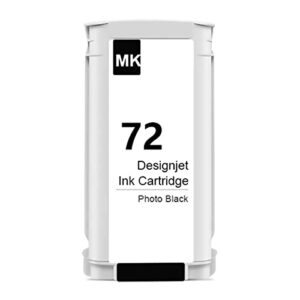 Jalada Compatible 72 Ink Cartridges Replacement for HP 72 130-ml C9403A C9370A C9371A C9372A C9373A C9374A for DesignJet T770 T790 T795 T610 T620 T1100 T1120 T1200 T1300 T2300 Printer (6-Pack)