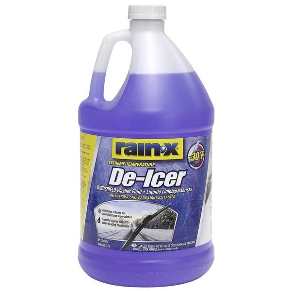 Home Garden De-Icer Windshield Washer Fluid, Greater Driving Visibility, 6 Gallon (-30° F) (RX Windshield De-Icer)