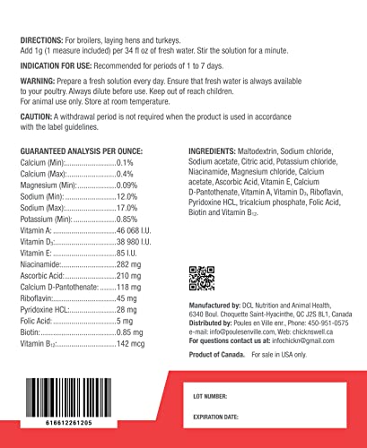 Chick'N Electrolyte for poultry