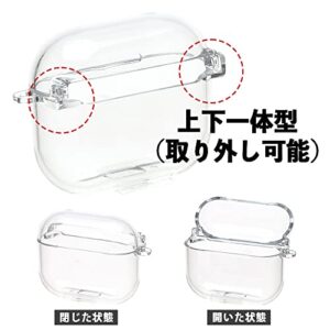 ONLYOU Compatible with Airpods Pro Case Cover with Keychain Korean PC Bear Break Dance Clear Transparent Airpods Pro Cover