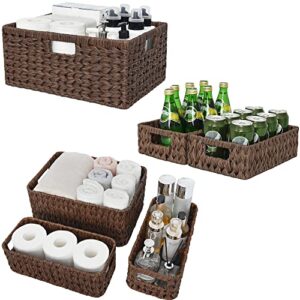 granny says bundle of 3 sets wicker storage baskets for organizing