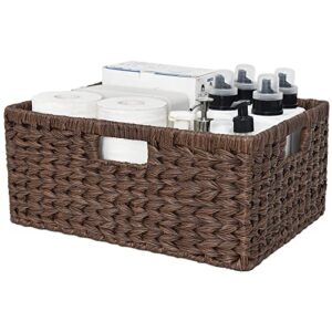 GRANNY SAYS Bundle of 3 Sets Wicker Storage Baskets for Organizing