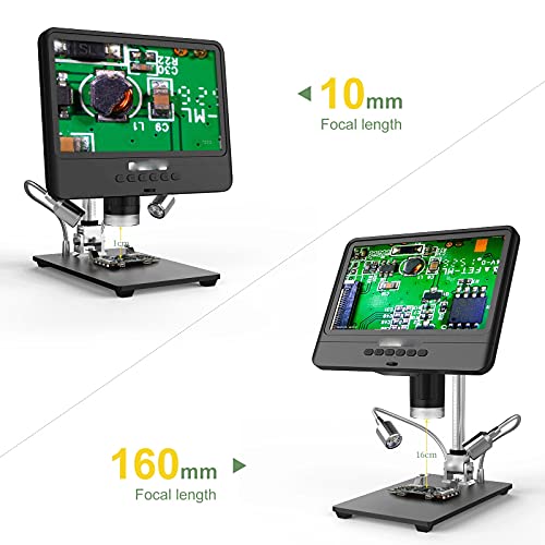 XDCHLK Electronic Microscope 5X-1200X Digital Microscope Camera for Soldering Magnifier Adjustable 1080P Scope