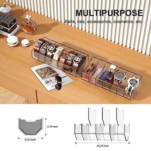 JANAUG Closet Belt Organizer Belt Hangers for Men Tie and Belt Organizer for Closet 7