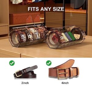 JANAUG Closet Belt Organizer Belt Hangers for Men Tie and Belt Organizer for Closet 7