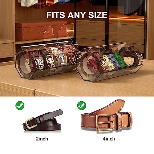 JANAUG Closet Belt Organizer Belt Hangers for Men Tie and Belt Organizer for Closet 7