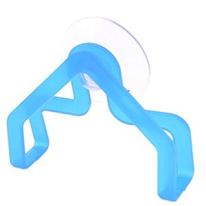 qtqgoitem plastic suction cup kitchen sink tub sponge holder blue (model: 4f7 c66 2f5 241 b0d)