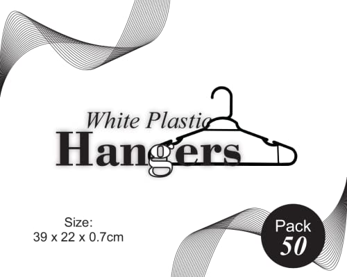 50 Recycled Plastic Hangers