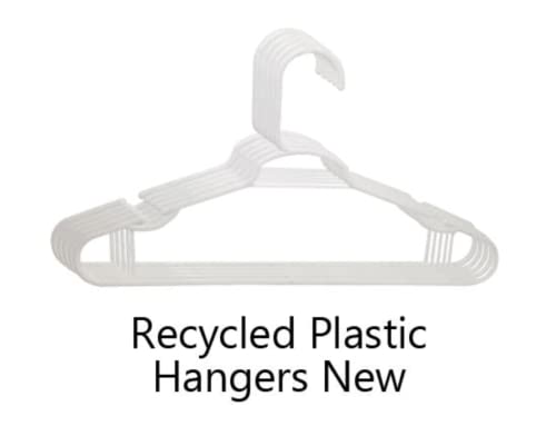 50 Recycled Plastic Hangers