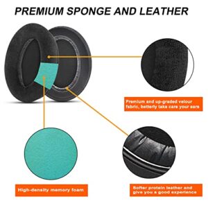 Gvoears Replacement Earpads for Sennheiser HD650/HD600/HD660S/HD545/HD525/HD535 Headphones, Ear Pads Cushions Also Compatiable with Massdrop X HD6XX/HD58X and HD580/HD565 Jubilee Headphones(Velour)