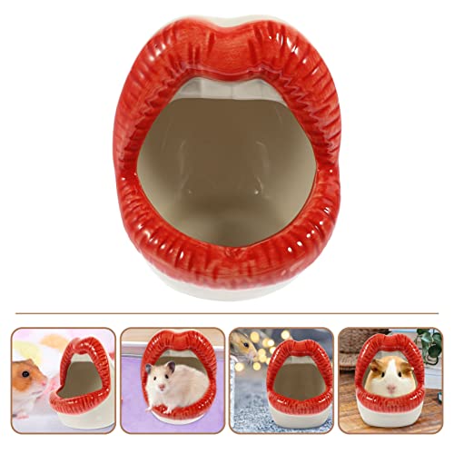 POPETPOP Hamster Accessories Hamster Accessories Hamster Accessories Cool Rat House Cooling Hideout Hamster Ceramic Guinea Pig Small Hamster House Hamster Hideout Hamster Hideout Hamster Hideout