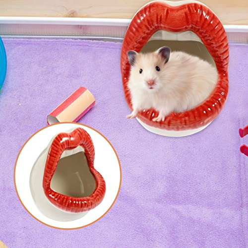 POPETPOP Hamster Accessories Hamster Accessories Hamster Accessories Cool Rat House Cooling Hideout Hamster Ceramic Guinea Pig Small Hamster House Hamster Hideout Hamster Hideout Hamster Hideout