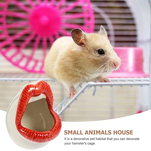 POPETPOP Hamster Accessories Hamster Accessories Hamster Accessories Cool Rat House Cooling Hideout Hamster Ceramic Guinea Pig Small Hamster House Hamster Hideout Hamster Hideout Hamster Hideout