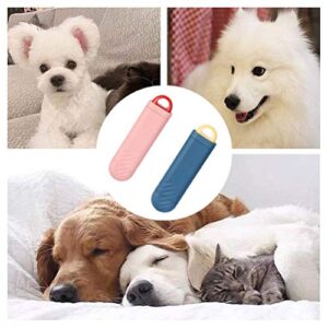 2 Pcs Pet Hair Remover Double-sided Fur Removal Brush Fur Hair Removal Tool for Clothes Sofa Carpet Car Seat