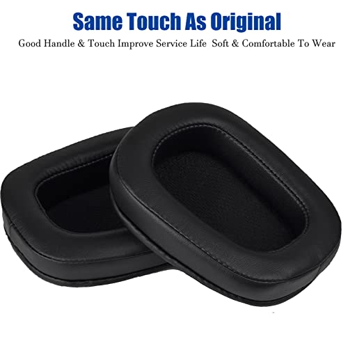 JULONGCR G935 Replacement Earpads G933 Ear Pads G633 Parts Cushions Cups Muffs Covers Compatible with Logitech G635 G633 G533 G435 G433 G933 G935 G231 Wireless Gaming Headset. (Protein Leather)