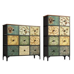 aopsen tall 8 drawer dresser and 9 drawer dresser for bedroom set