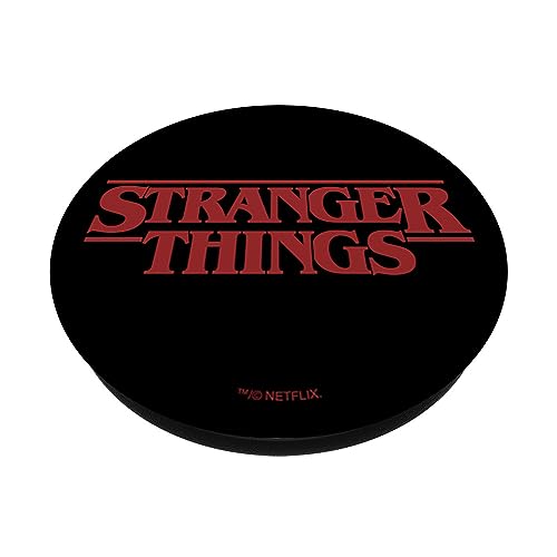 Stranger Things Basic Text Logo PopSockets Standard PopGrip