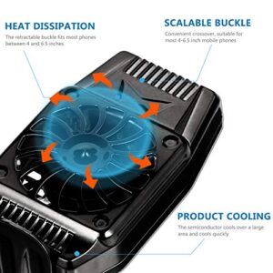 Mikikit 3pcs Single Streaming Live Radiator: Fan Cellphone Cell Mobile Cooler Phone Cooling Games Silent Semiconductor Universal Gaming Tablet for Radiator Rechargeable Play