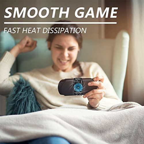 Mikikit 3pcs Single Streaming Live Radiator: Fan Cellphone Cell Mobile Cooler Phone Cooling Games Silent Semiconductor Universal Gaming Tablet for Radiator Rechargeable Play