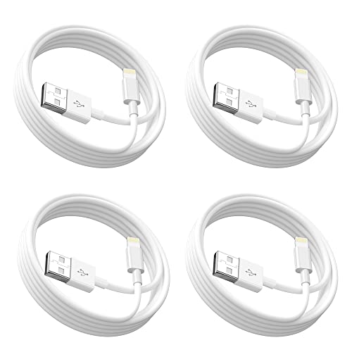 YBMTIGICS USB A to Lightning Charger Cable 3FT 4 Pack Fast Charging Cord