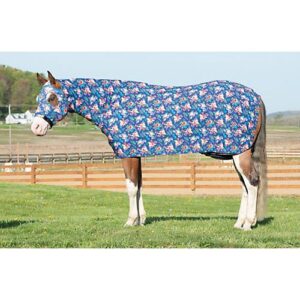 weaver leather medium equiskinz lycra horse sheet floral medium