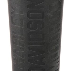 Harley-Davidson Travel Mug, Leather Wrapped Double-Wall Stainless Steel - 16 oz.