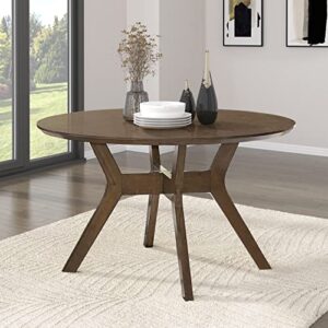 Lexicon Carlo Round Dining Table, Light Oak