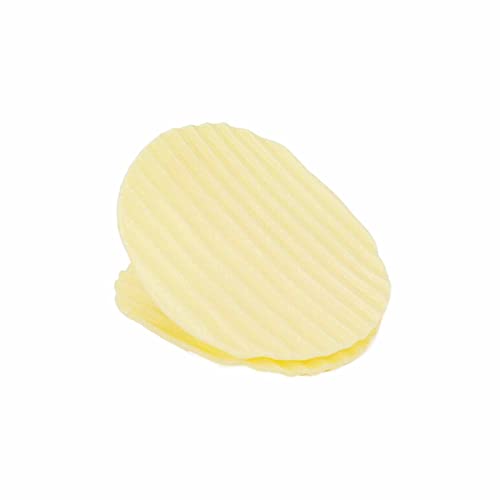 Coshar 10Pcs Potato Chip Shape Clip Sealing Food Clips Plastic Clips for Snack Kitchen Storage Paper Positioning Clip Photo File Clamps (Round)