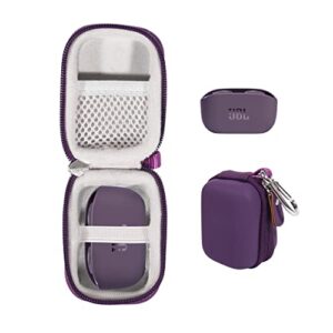 casesack case for jbl vibe 100 tws - true wireless in-ear headphones (purple)