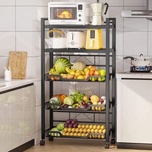 covaodq 5-shelf storage shelf wire shelving unit metal shelves unit storage