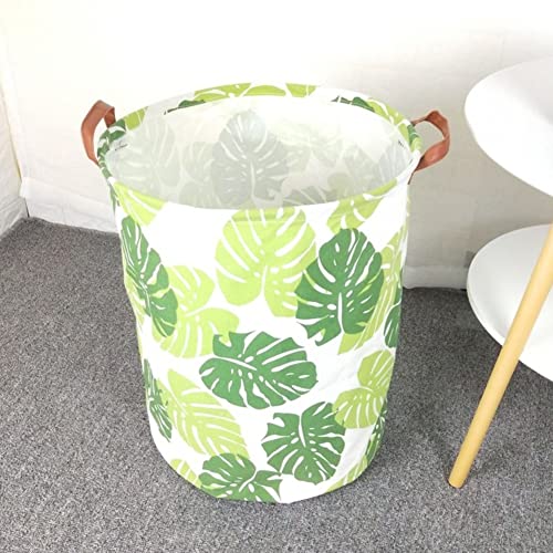 AOKID Large Capacity Laundry Hamper with Handles Collapsible Laundry Basket Lightweight Dirty Clothes Storage for Home Office Toy Organizer Black Letter*