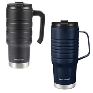 HAUSHOF 24 oz Travel Mugs, 2 Pieces