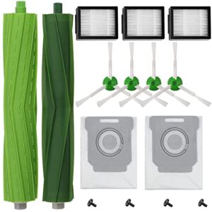 dld replacement parts for irobot roomba j7(7150) j7+ (7550) i3(3150) i3+(3550) i4 i6 i6+(6550) i7(7150) i7+(7550) i8 i8+ robot,2 sets roller brushes,6 filters,6 side brushes,2 dust bags