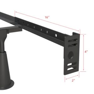 ForoGore Bed Frame Footboard Extension Brackets Set, Footboard Extension Brackets Attachment Kit for Twin, Queen, King Full Size Beds