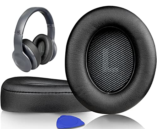 SOULWIT Ear Pads Replacement for JBL Everest 700 (Model: V700BT) Headphones, Earpads Cushions with High-Density Noise Isolation Foam, Softer Protein Leather - Black