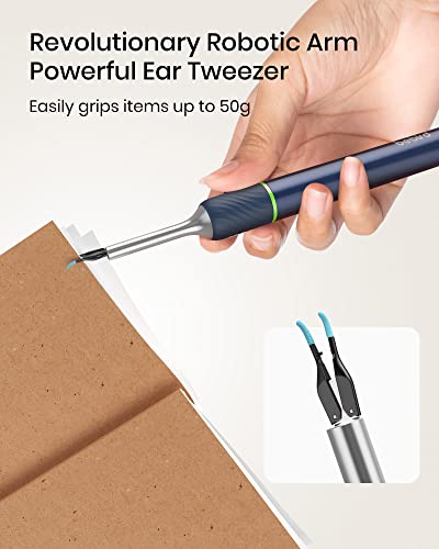 BEBIRD Note5 AuriCare Ear Wax Removal Tool with Ear Camera, Ear Cleaner with Ear Pick &Tweezers Mode,1000W Ear Scope,Universal Gyroscope for Earwax Removal, Ear Wax Removal Kit Include 6pcs Ear Scoop