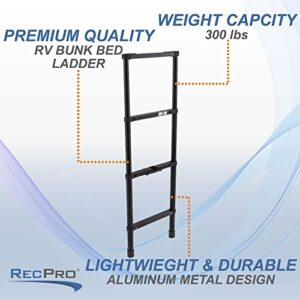 RecPro RV Telescoping Bunk Ladder 52" | Mounting Brackets Included | Made in USA